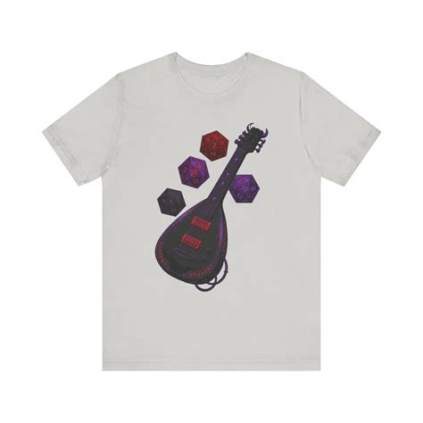 Dungeons And Dragons Bard T Shirt Vicious Mockery Lute Dice Tee
