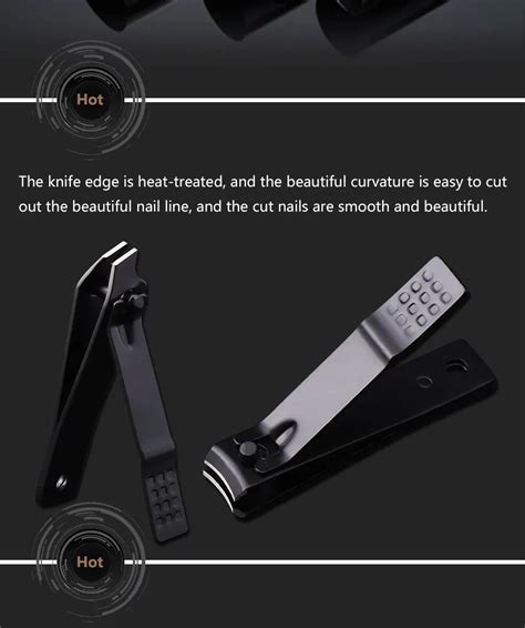 7 шт компл маникюр кусачки для ногтей педикюр набор Портативный путешествия гигиенический