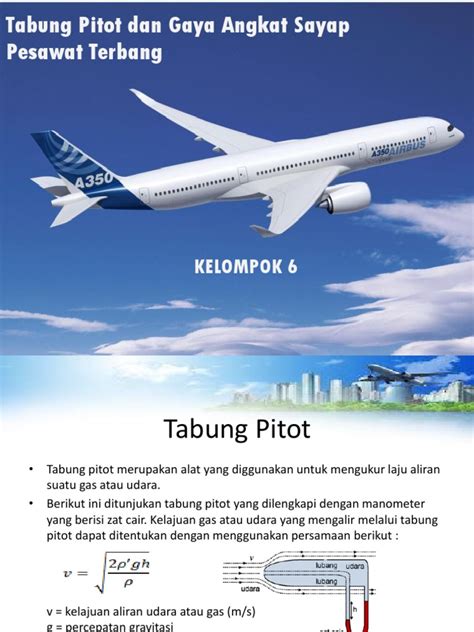 Tabung Pitot Dan Gaya Angkat Sayap Pesawat Terbang 1 Pdf