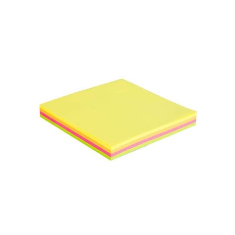 Deli เดลี่ Post It กระดาษโน๊ต โพสต์อิทโน๊ต ขนาด 76x76mm 4สี No A02602 Somjai Officialshop