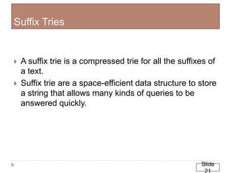 Data Structure Tries Pptx Programming Languages Computing
