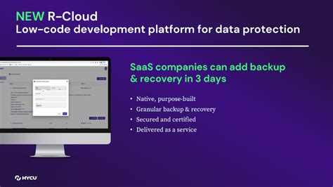 Hycu Introduces First Data Protection Development Platform For Saas Storagenewsletter