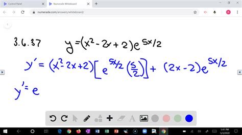 Solved A Find The Derivatives Of The Functions Y X 2 And Y X 2 3 And
