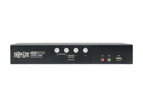 Tripp Lite Port HDMI USB KVM Switch With Audio Video And USB Peripheral Sharing Newegg Com