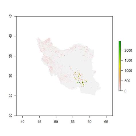 R How To Get The Right Resolution Raster By Overplotting A Map With