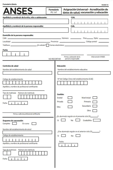 Cómo Presentar La Libreta De Auh El Formulario Que Exige Anses Para Pagar El Complemento Anual