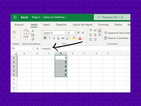 como numerar linhas automaticamente no excel aplicativos e software