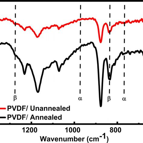 The Atr Ftir Spectra Of Porous Pvdf Foams Before And After Thermal Download Scientific Diagram