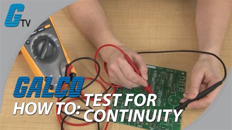 How To Test Wiring Continuity
