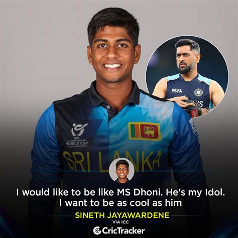 Crictracker Sri Lanka U19 Skipper Sineth Jayawardene Facebook