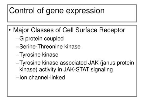 PPT Control Of Gene Expression PowerPoint Presentation Free Download ID