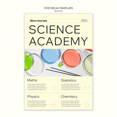 과학 포스터 Psd 개 이상의 고품질 무료 Psd 템플릿 다운로드 가능 Freepik
