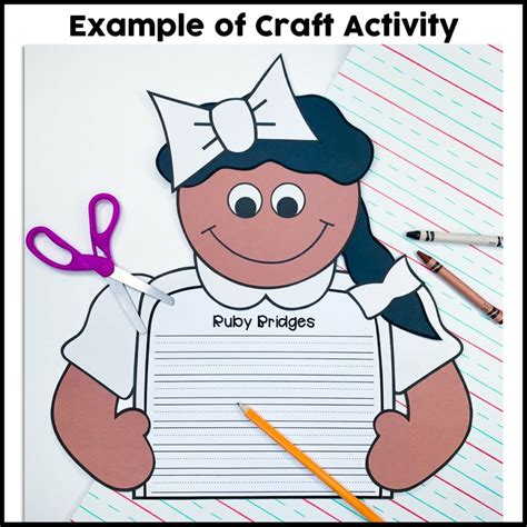 Ruby Bridges Craft Activity Crafty Bee Creations