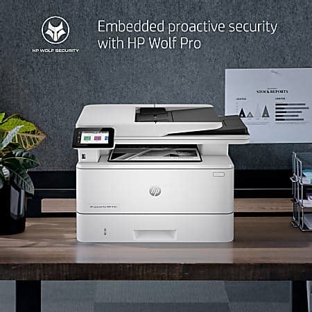 Hp Laserjet Pro Mfp Fdw Wireless Laser All In One Monochrome Printer Office Depot