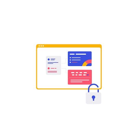 Premium Vector File Security Illustration