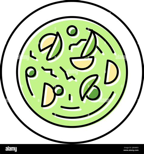 Soup Cabbage Color Icon Vector Illustration Stock Vector Image And Art Alamy
