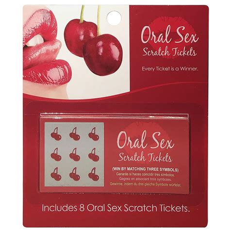 Oral Sex Scratch Tickets Sexlegetøj Bruges Af Alle