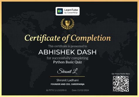 abhishek dash on linkedin python certification careergrowth techskills