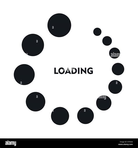 Loading Icon In Simple Style Stock Vector Image And Art Alamy