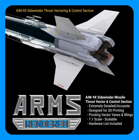 🎛️ Raytheon Aim 9x Sidewinder Missile Control And Thrust Vectoring