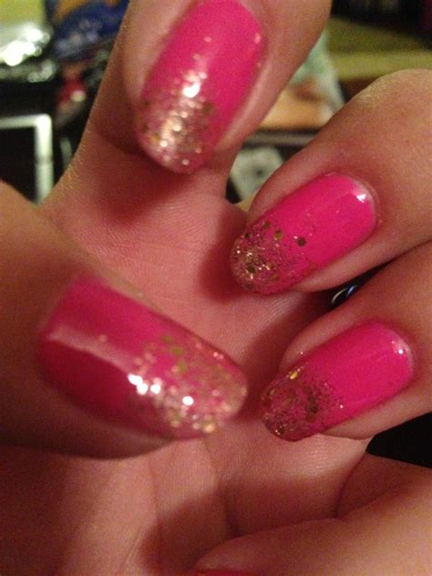Cnd Shellac With Gold Glitter Shellac Nails Cnd Shellac Nail Polish