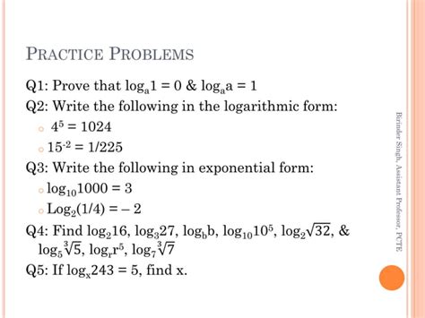 Logarithms Pdf Business Accounting And Finance Business