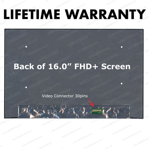 Screen For Lenovo Thinkpad T16 21mn000dgp Replacement Laptop Lcd Screen