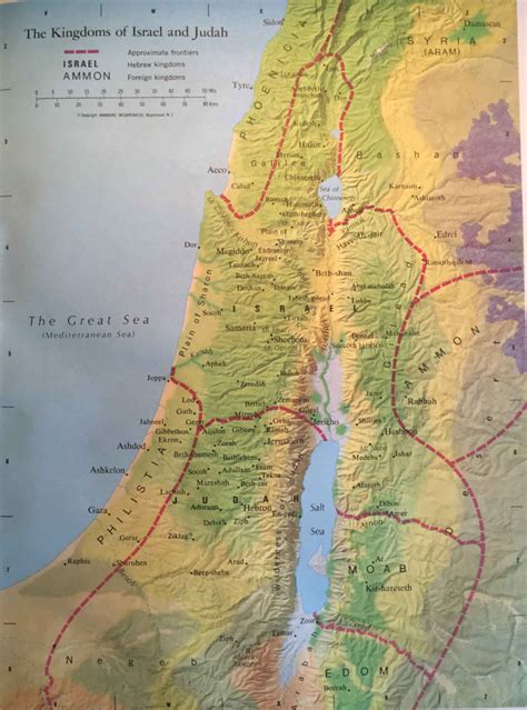 Geography Ancient Israel Today