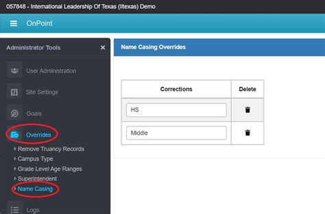 Name Case Override Ondatasuite Knowledgebase
