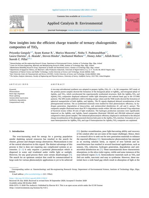Pdf New Insights Into The Efficient Charge Transfer Of Ternary