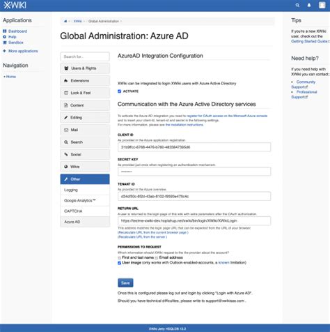 Azure Ad Application How To Connect Xwiki To Microsoft 365 And Azure