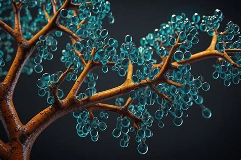 Binary Tree Diagram Premium Ai Generated Image