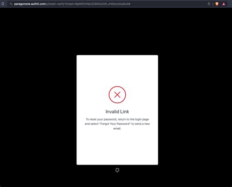 Reset Password Link Is Not Working Auth0 Community