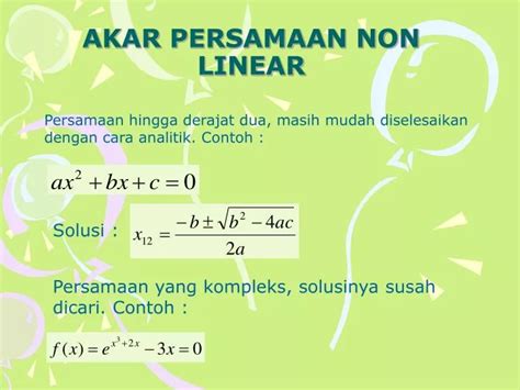 Menentukan Akar Persamaan Polinomial Non Linear Dengan Metode Muller