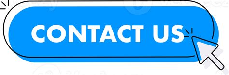 Set Of Contact Us Button Hand Pointer Clicking Contact Us Web Buttons 50703718 Png