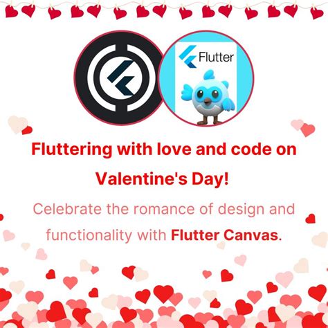 Flutter Canvas Your Co Developer On Linkedin Flutterdev Flutterlove Valentinesday