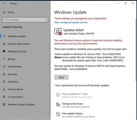 Windows 10 Update No Longer Works Windows 10 Forums