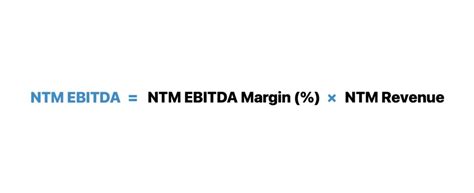 Ntm Ebitda Formula Calculation Example