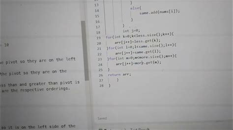 Partition Array According To Given Pivot Youtube