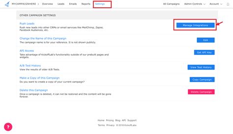 Passing Additional Data To MailChimp Via Merge Fields KickoffLabs