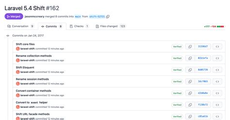 Laravel 54 Shift Upgrade Laravel 53 To Laravel 54