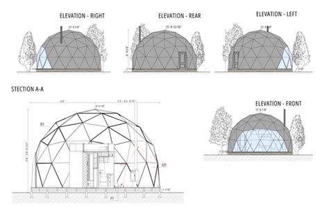 Geodesic Plans Atlantic Dome