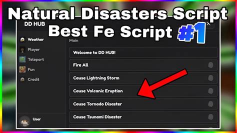 Natural Disaster Script Gui Best Trolling Script Youtube