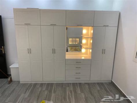 دولاب جديد 6 أبواب متصل مع التسريحة موقع حراج