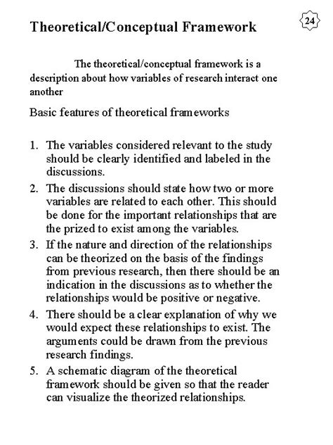 Theoreticalconceptual Framework The Theoreticalconceptual Framework Is A Description