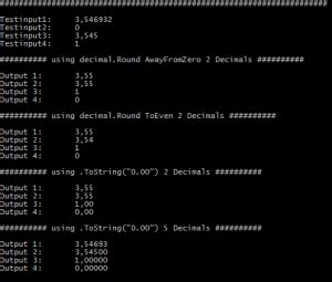 How To Round To X Decimal Places In C And VB NET