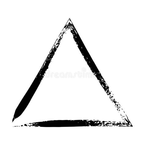 Triangle Grunge Texture Element Frame Border Shape Icon For Decorative