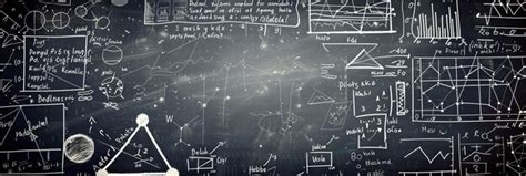 Inscribed With Scientific Formulas And Calculations In Physics And