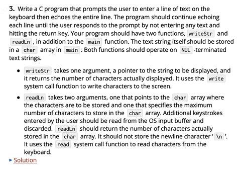 Solved 3 Write A C Program That Prompts The User To Enter A
