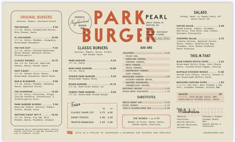 Creative Restaurant Menu Design Layout